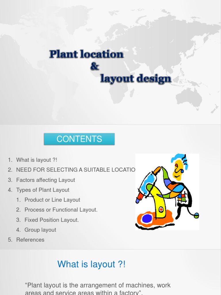Plant Location & Layout Design | PDF | Factory | Machines
