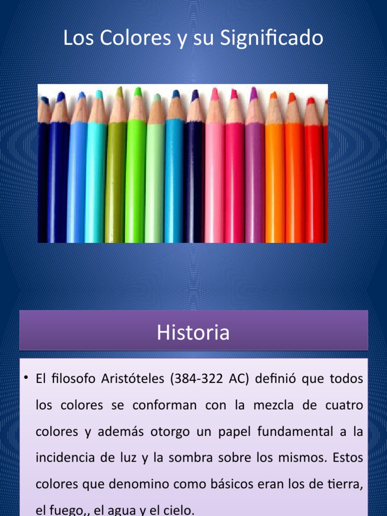 Colores y Su Significado | PDF | Color | Rojo