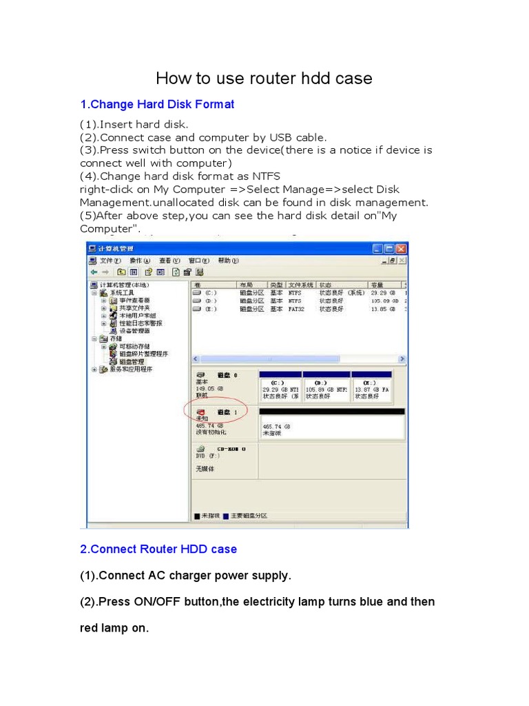 Using the KIMAX Router HDD Case | PDF | Hard Disk Drive | Ios