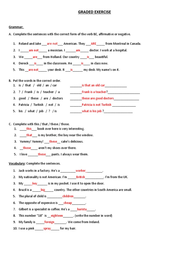 Graded Exercise | PDF