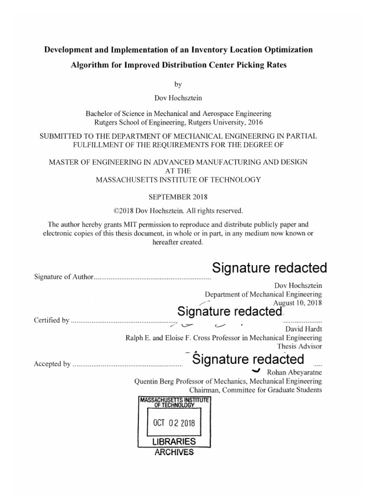Signature Redacted: Signa | PDF | High Performance Liquid ...