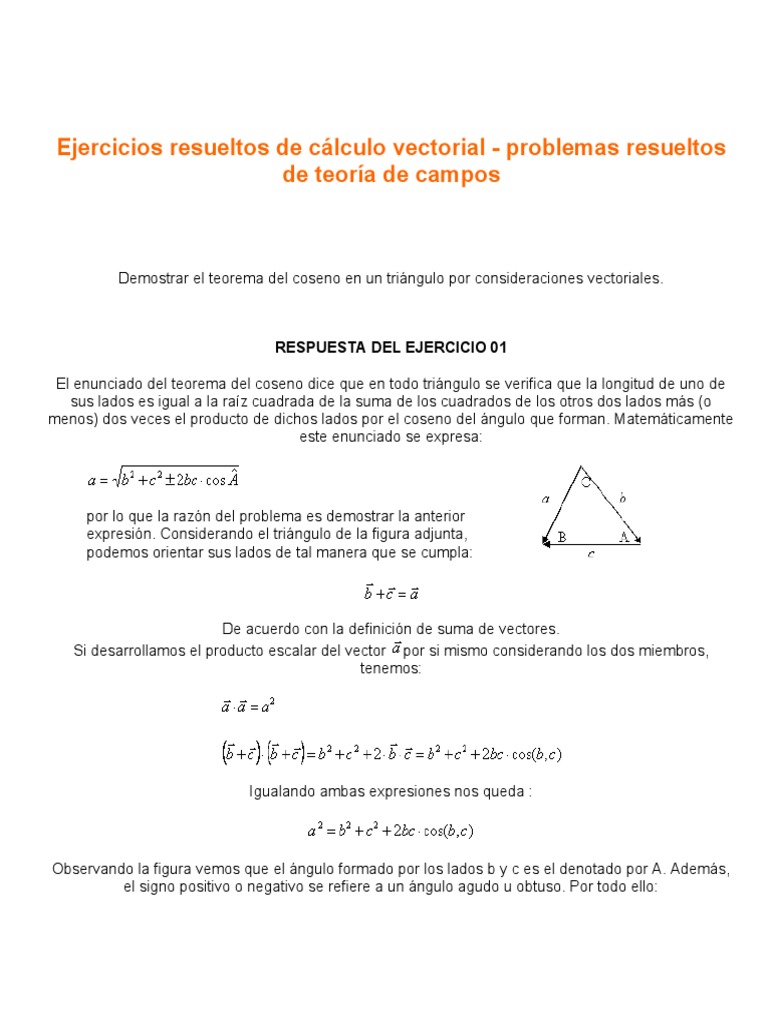 Ejercicios Resueltos de Cálculo Vectorial | PDF | Degradado | Vector Euclidiano
