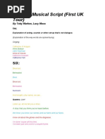 Six - The Musical Script | PDF