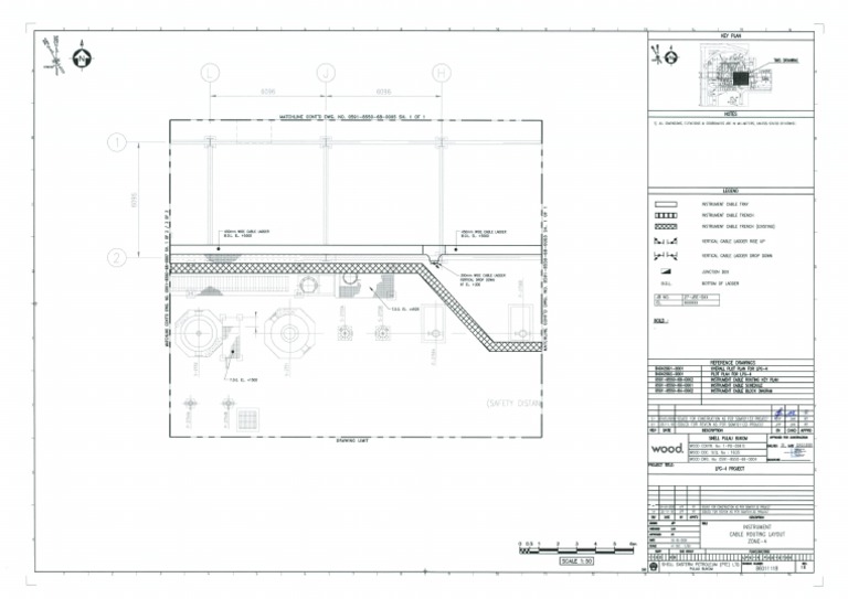 0591-8550-68-0004 - S1-Instrument Cable Routing Layout Zone-4 PDF | PDF