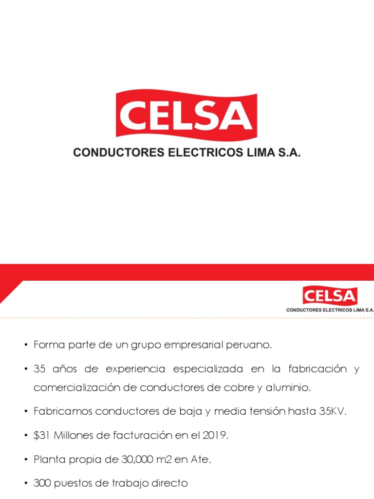 Brochure Celsa 2020 PDF | PDF | Cobre | Energía y recursos