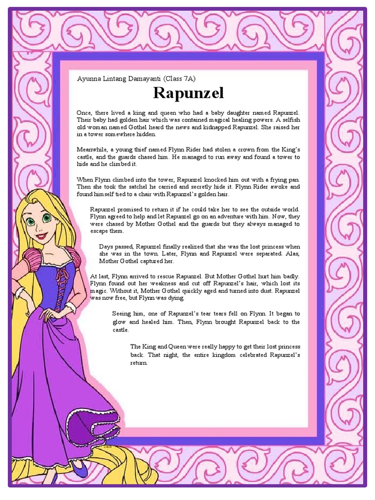 Rapunzel: A Tale of Magic and Adventure | PDF | Fairy Tale Stock ...
