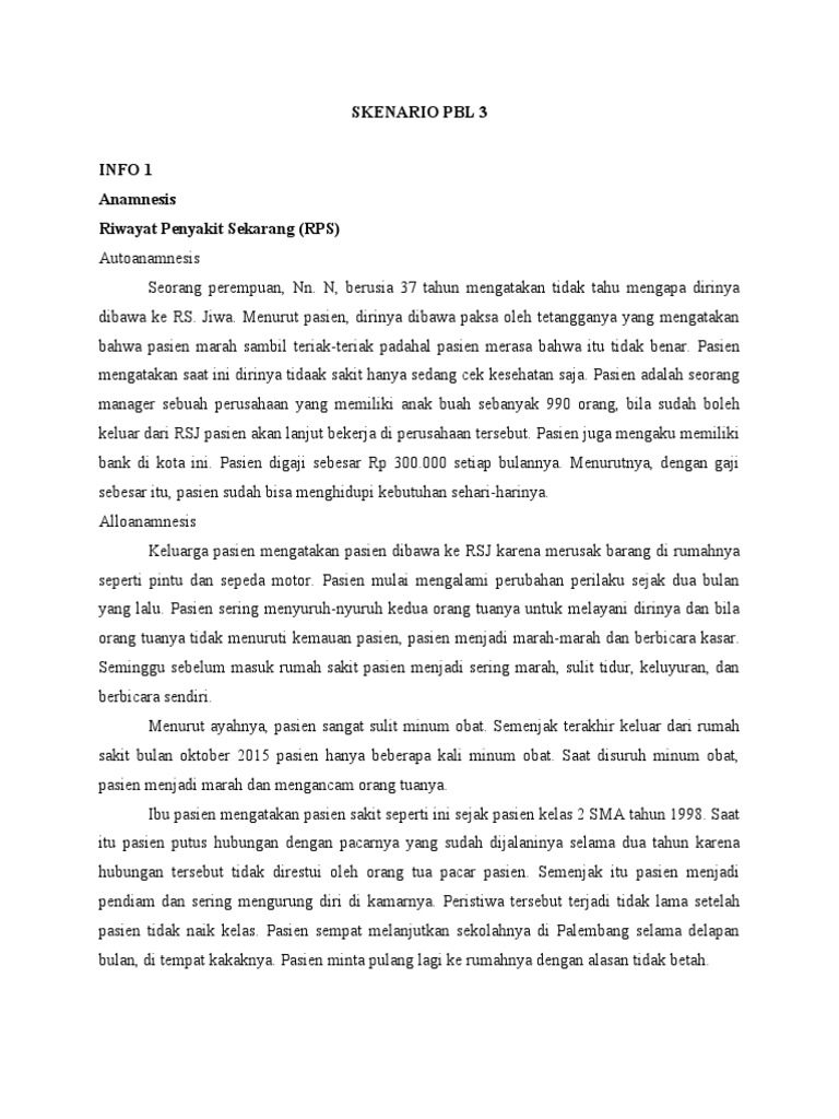 Notulensi PBL 3 Blok 6.4 | PDF