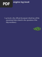 Engine Room Logbook Guidelines | PDF | Ships | Turbocharger