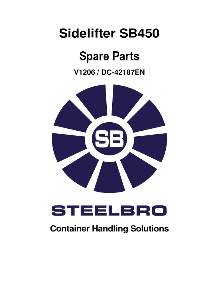 Sidelifter SB450 Spare Parts: Container Handling Solutions | PDF ...
