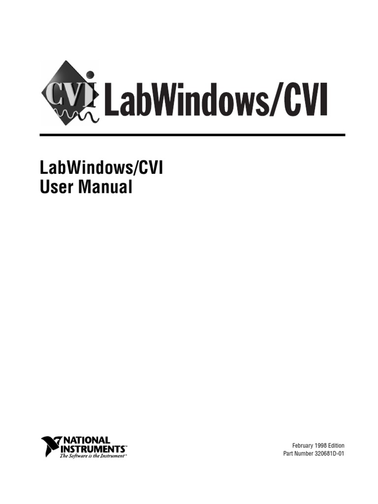 Manual CVI | PDF | Library (Computing) | Microsoft Windows