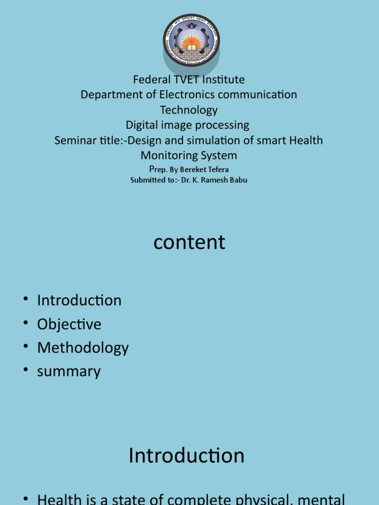 Smart Health Monitoring System Design | PDF | Simulation | System