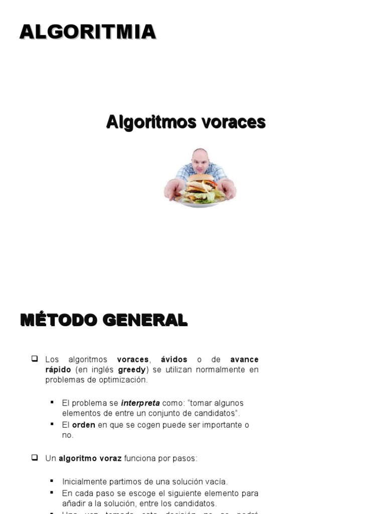 Algoritmos Voraces | PDF | Optimización Matemática | Teoría de la complejidad computacional