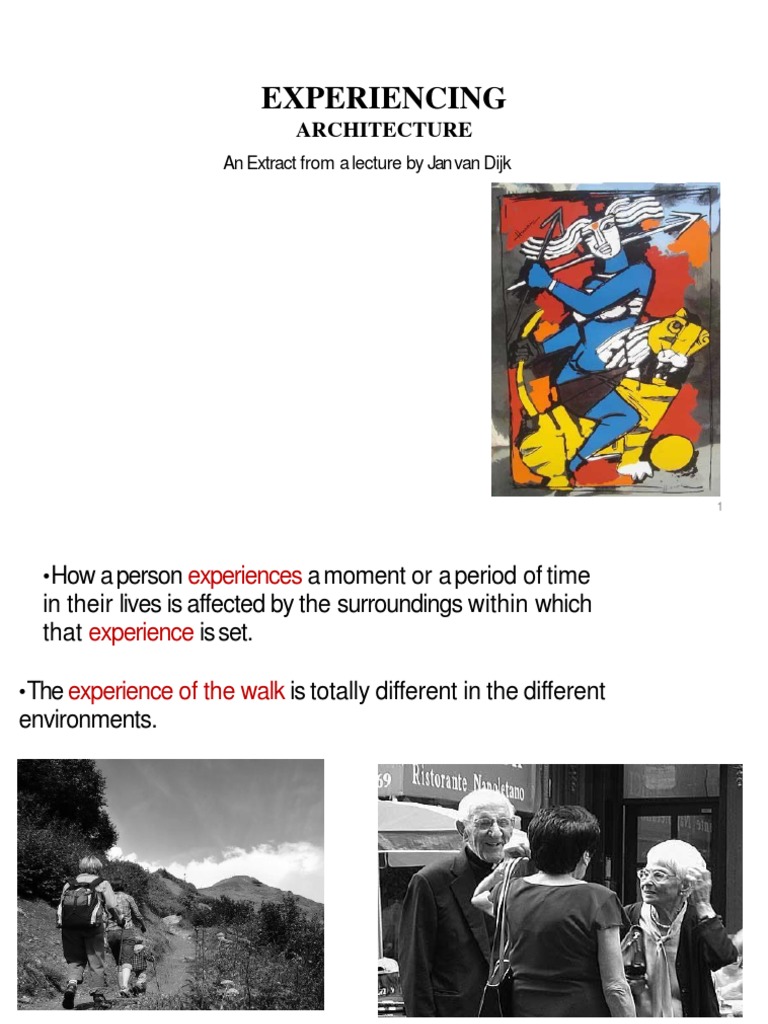 Experiencing Architecture: Key Insights | PDF | Experience ...
