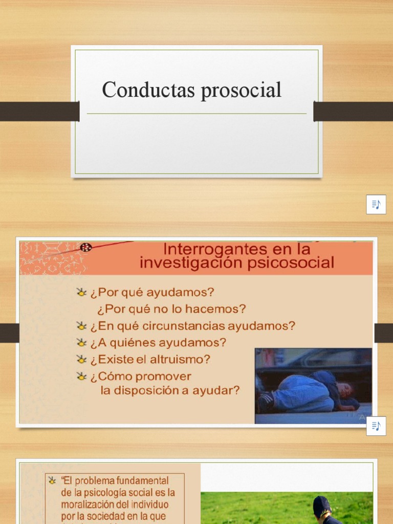 Conductas Prosociales: Definición y Ejemplos | PDF