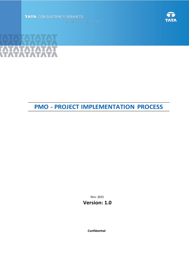 Pmo - Project Implementation Process | PDF | Request For Proposal ...