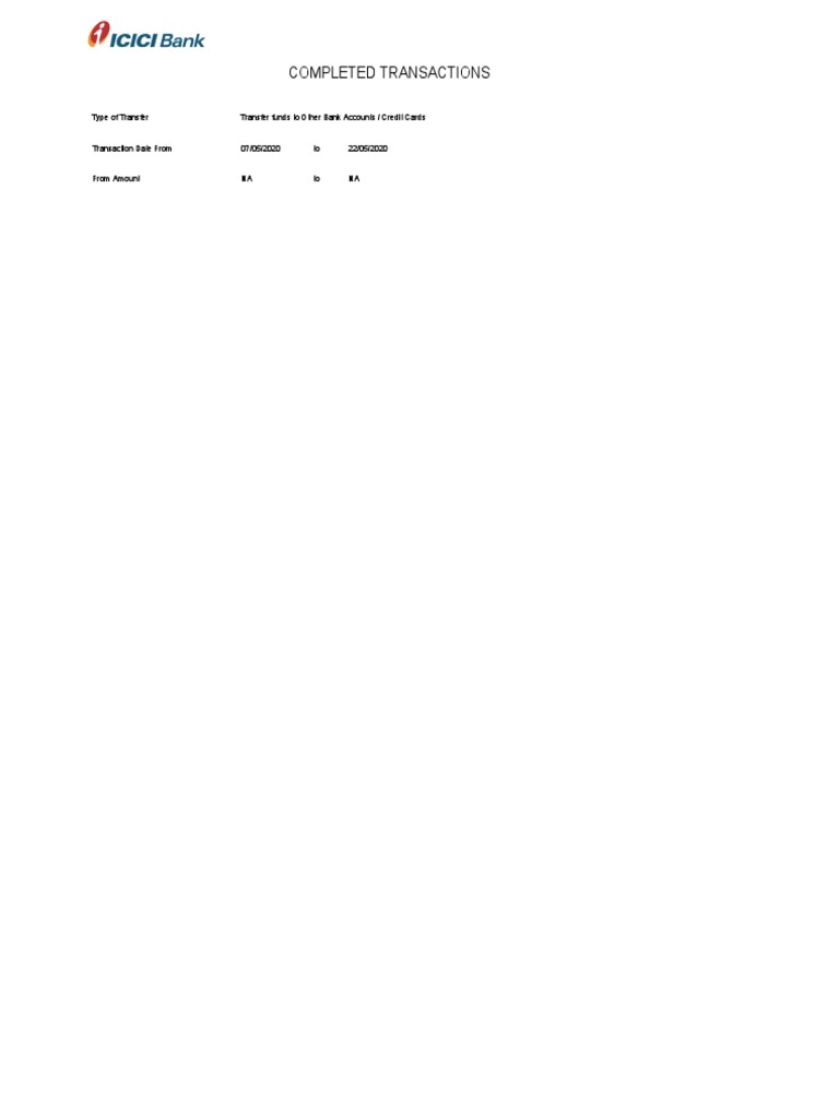 Completed Bank Transfer Transactions | PDF | Finance & Money Management ...