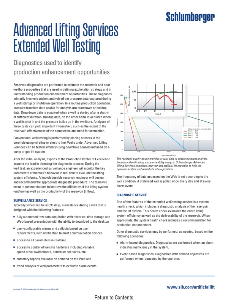 Advanced Lifting Services Extended Well Testing: Diagnostics Used To ...