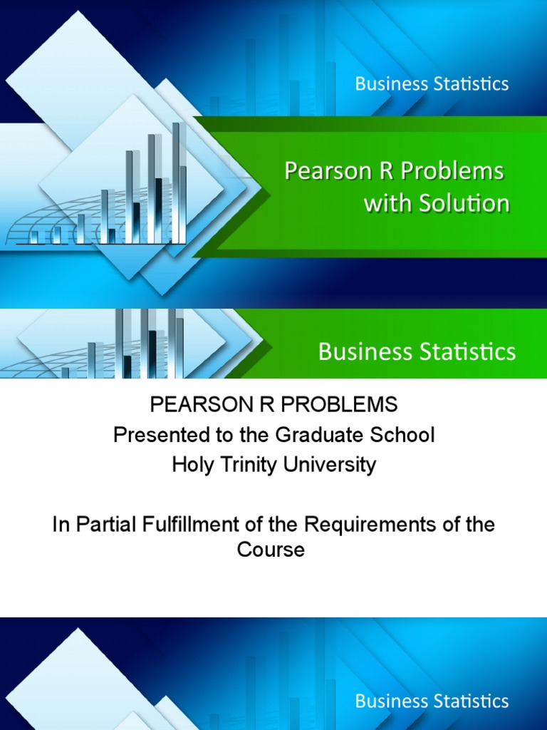 Pearson R Problems With Solution | PDF | Statistical Hypothesis Testing ...