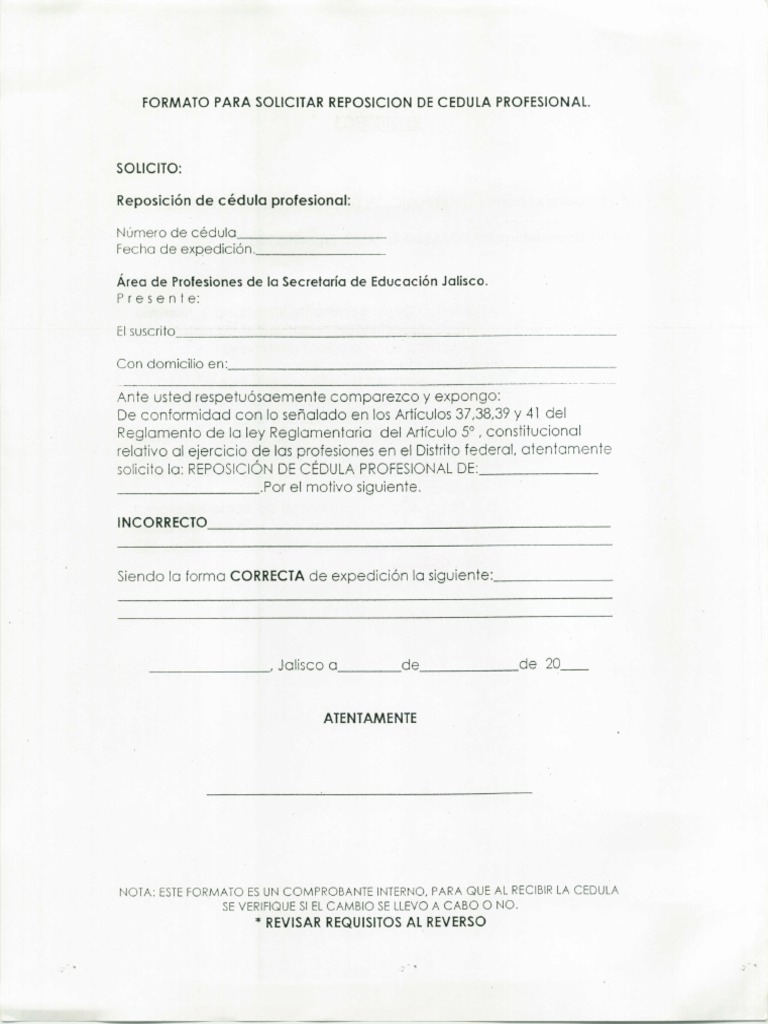 Formato de Reposicion | PDF | Gobierno | Información del gobierno