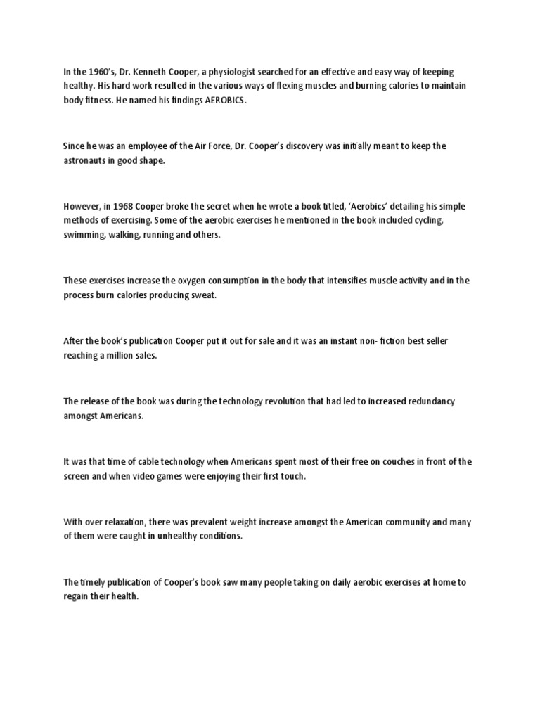 Kenneth Cooper | PDF | Aerobic Exercise | Heart Rate