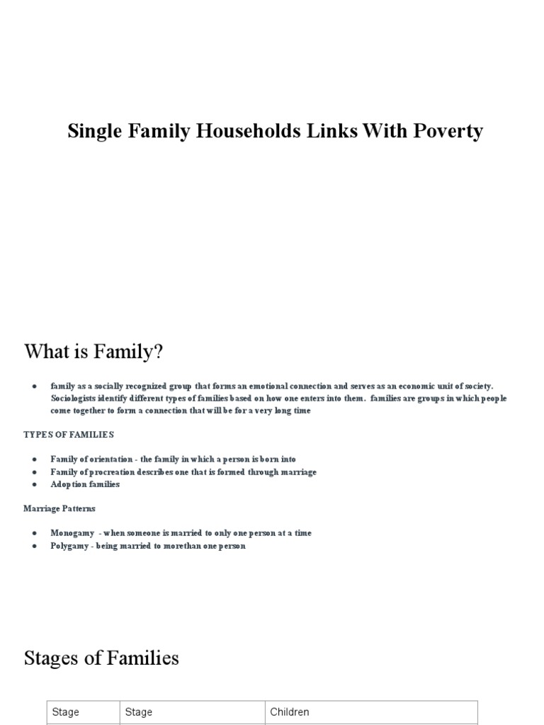 Untitled Presentation | PDF | Single Parent | Family