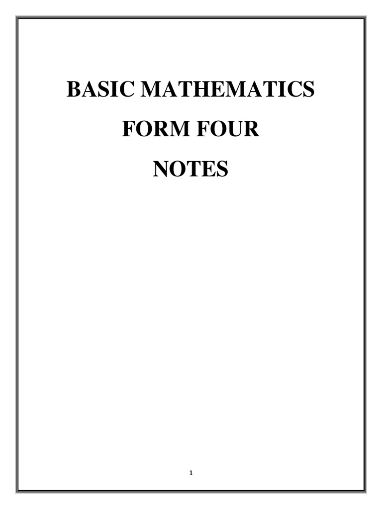 Maths Form Four | PDF | Trigonometric Functions | Sine