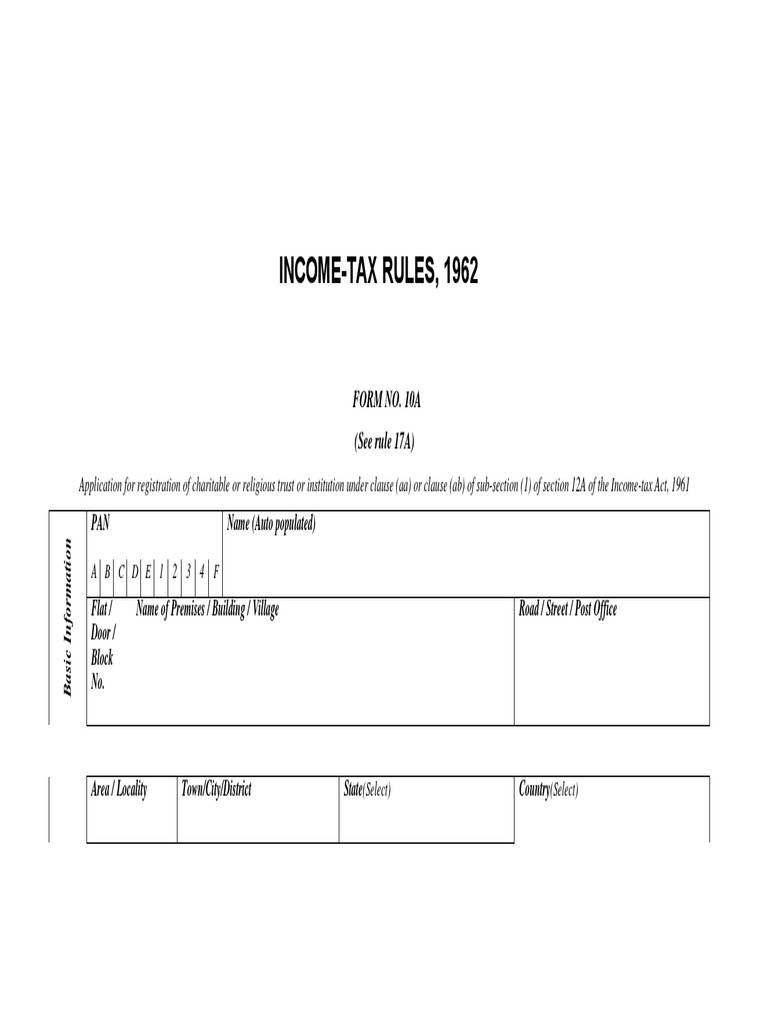 12aa Application Format | PDF | Trust Law | Government