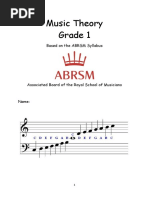07 C Major Scale Worksheet | PDF