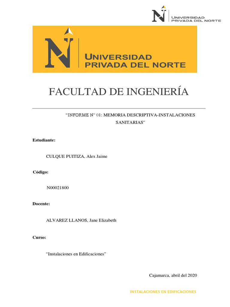 TAREA - SEMANA1 Culque, Alex PDF | PDF | Tubería (transporte de fluidos ...