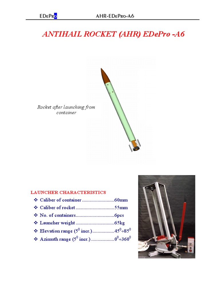 Ahr A6 | PDF | Rocket Engine | Rocket Propellant