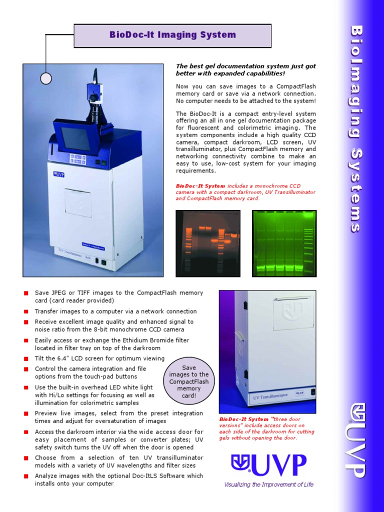 Biodoc-It Imaging System: The Best Gel Documentation System Just Got ...