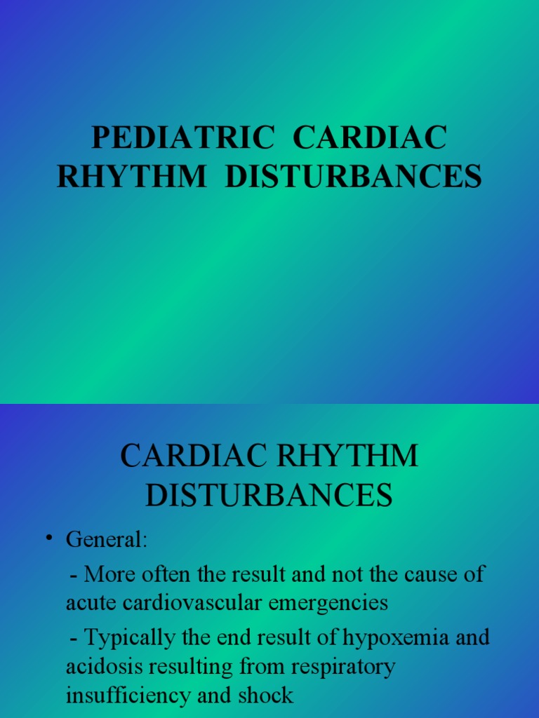 PALS - Rhythm Disturbance 02 | PDF | Heart | Electrocardiography