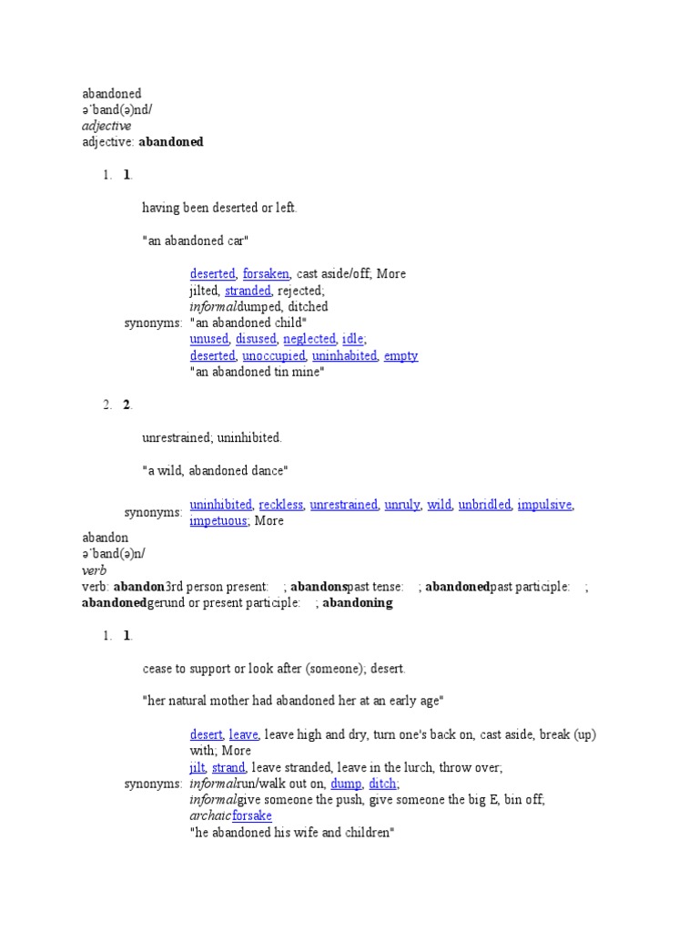 adjective-deserted-forsaken-stranded-pdf-miscarriage-verb