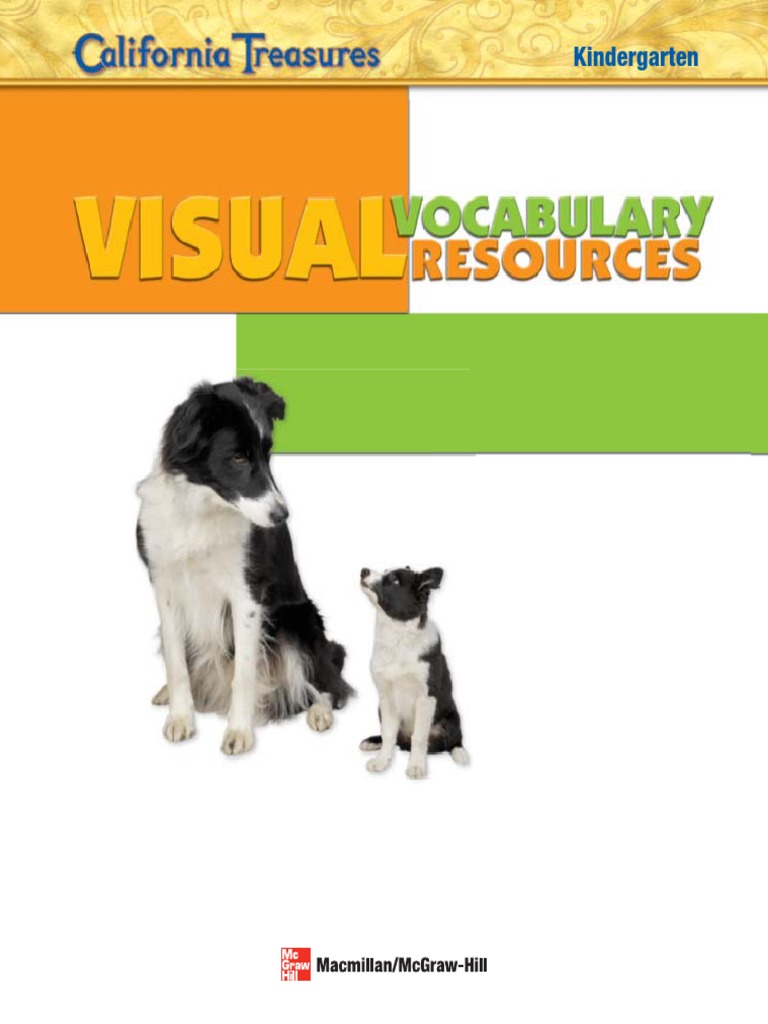 Visual Vocabulary Resources (Kindergarten) | PDF | Vocabulary | English ...