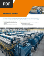 Wärtsilä 18V50DF Engine Specifications | PDF | Diesel Engine | Turbocharger