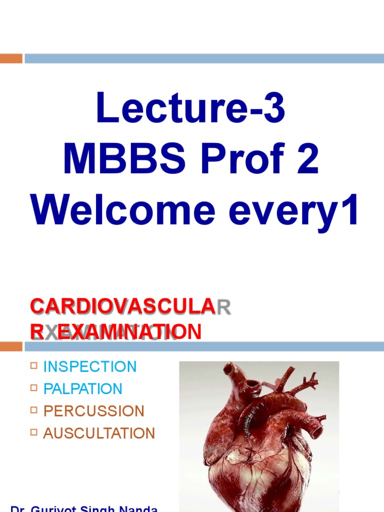 Cvs Examination | PDF | Heart Valve | Heart