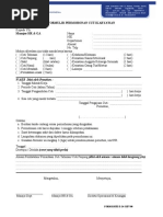 Contoh Formulir Cuti Karyawan | PDF