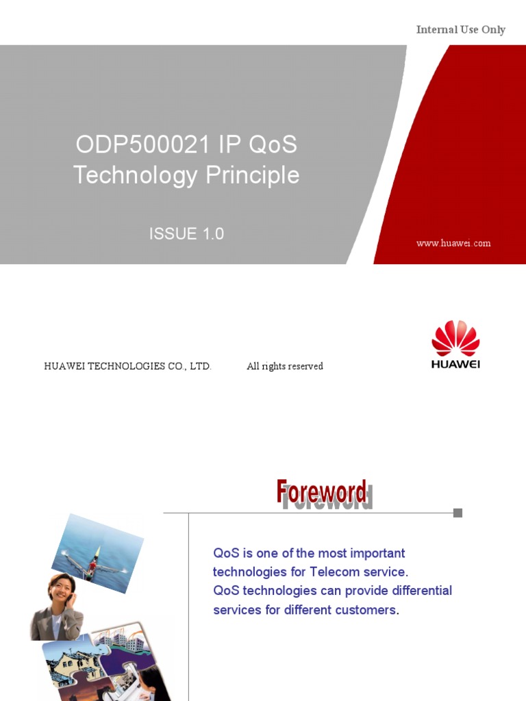 Huawei IP QoS Technology Guide | PDF | Quality Of Service | Network ...