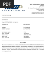 FNB Confirmation Letter | PDF