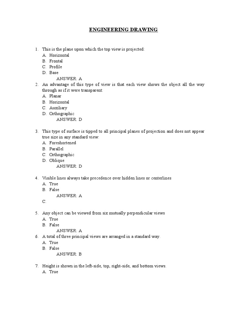 Understanding Engineering Drawings: An Overview of Key Concepts and ...