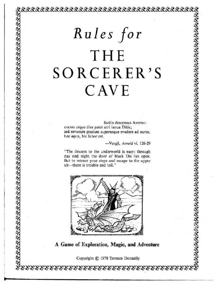 Sorcerers Cave Rules | PDF