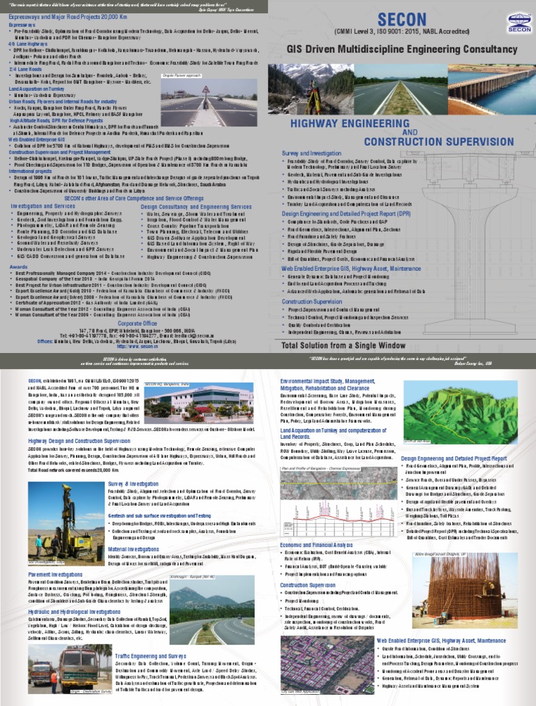 Highway Engineering Construction Supervision: GIS Driven ...