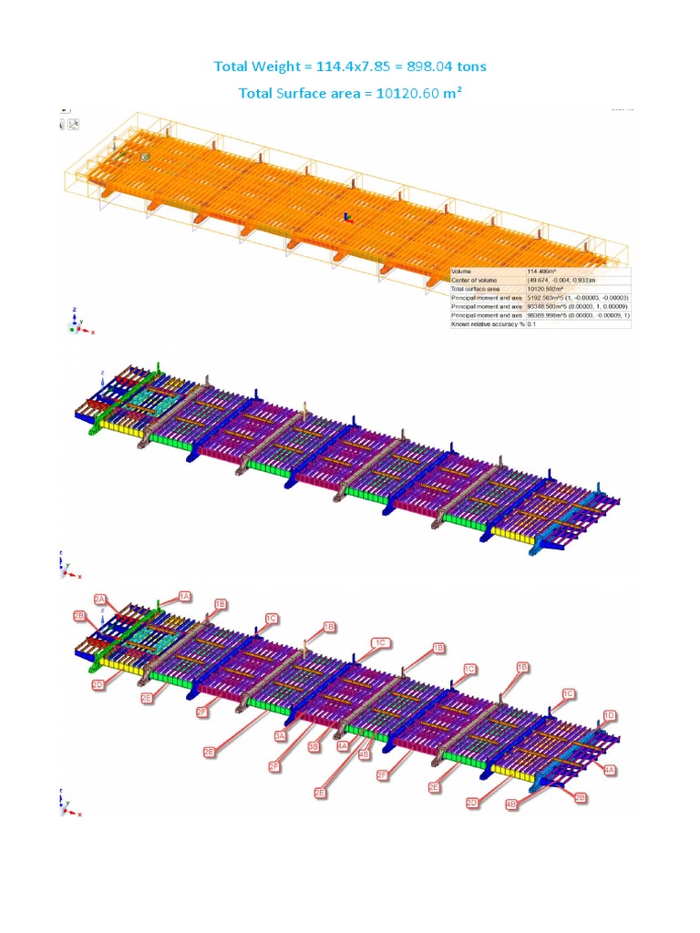 Estimate Weight & Surface Area | PDF