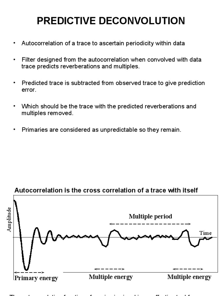 Removing Reverberations and Multiples from Seismic Data using ...