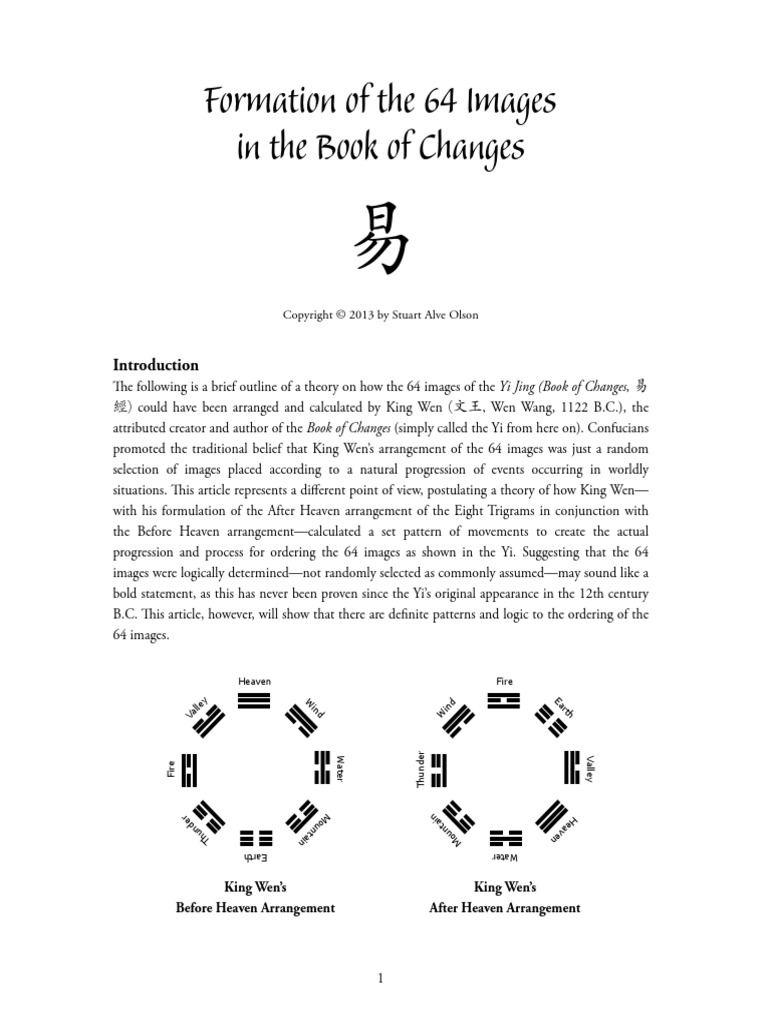 Yi Jing Article PDF | PDF | Yin And Yang | Confucianism