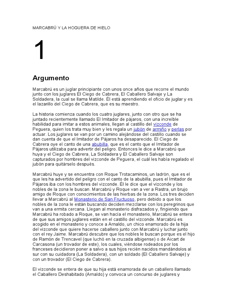 Marcabrú | PDF | Novelas | Caballero