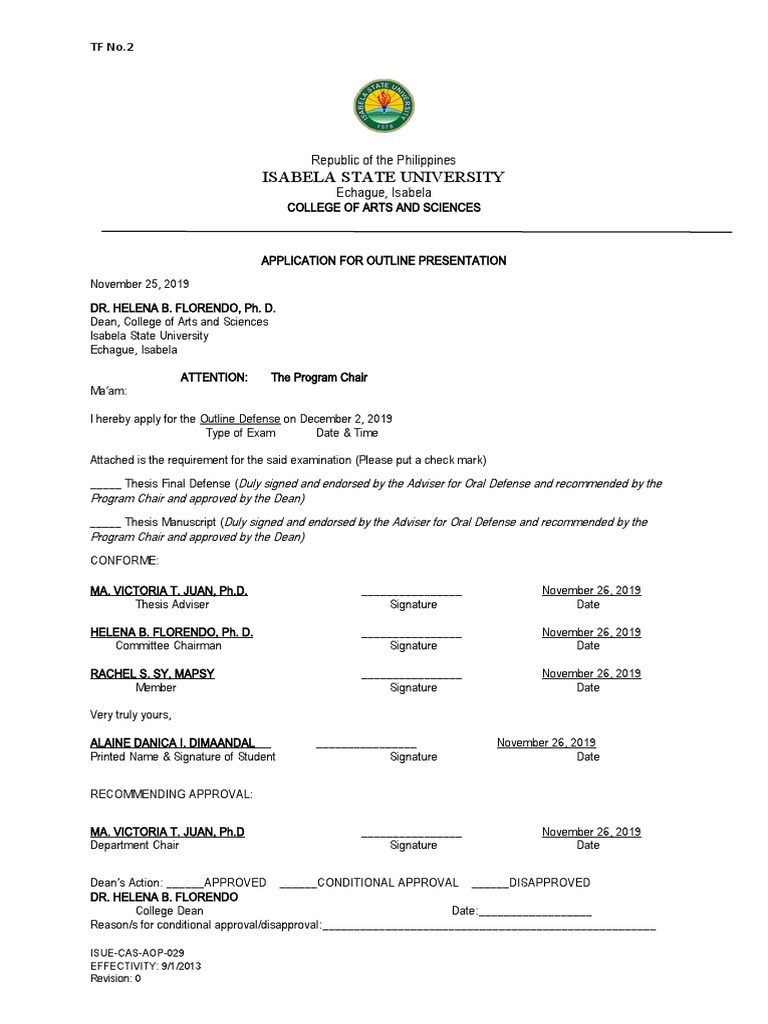 Isabela State University: Republic of The Philippines Echague, Isabela ...