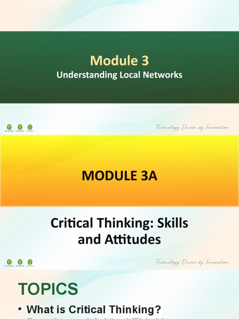 Developing Critical, Strategic, and Intuitive Thinking Skills for ...