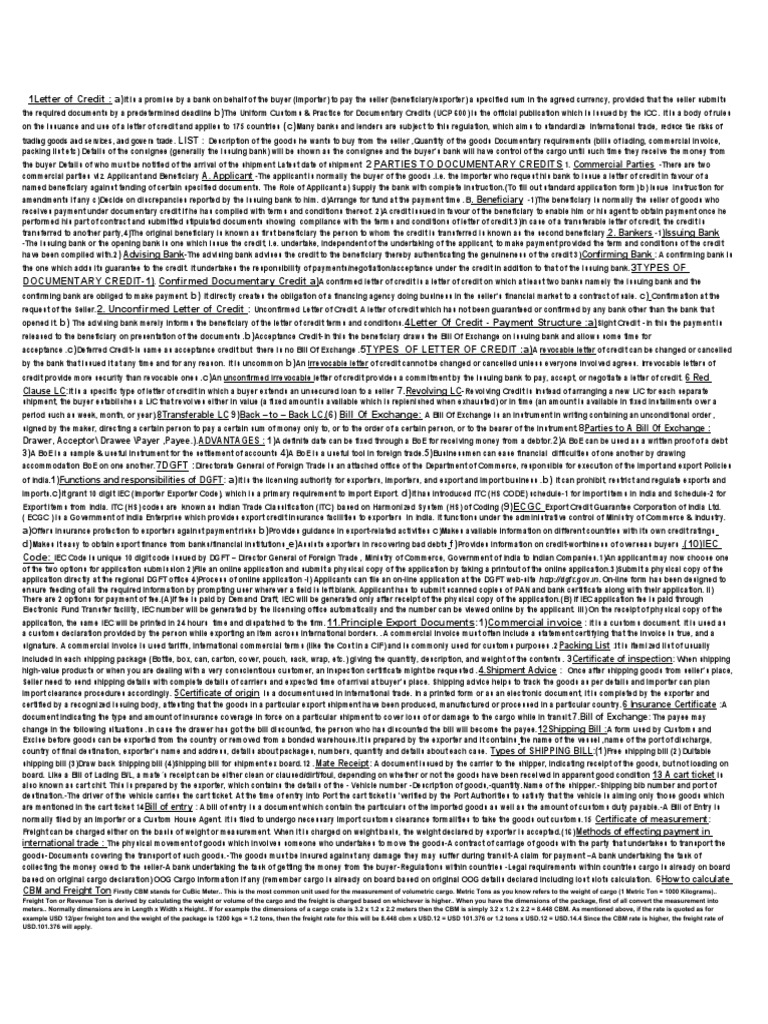 Import PPR | PDF | Letter Of Credit | Service Industries