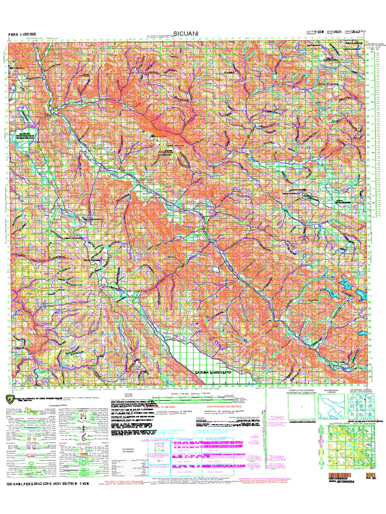 Sicuani: 1-IGN 2642 J631 PERÚ 1:100 000 | PDF | Nature